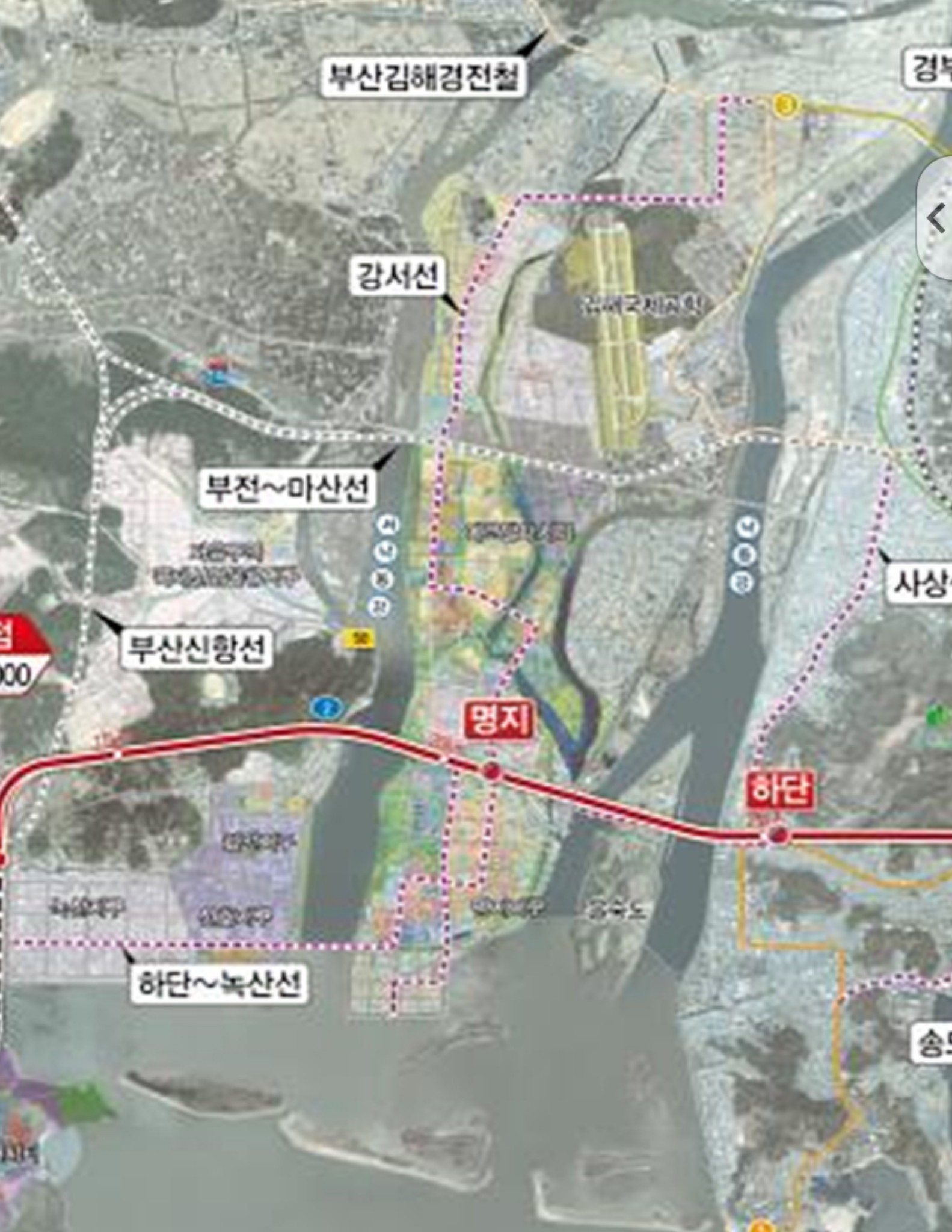 더샵명지퍼스트월드2단지의 이야기 | Butx 명지 역 위치가 위로 올라갔네요 ㅠ
