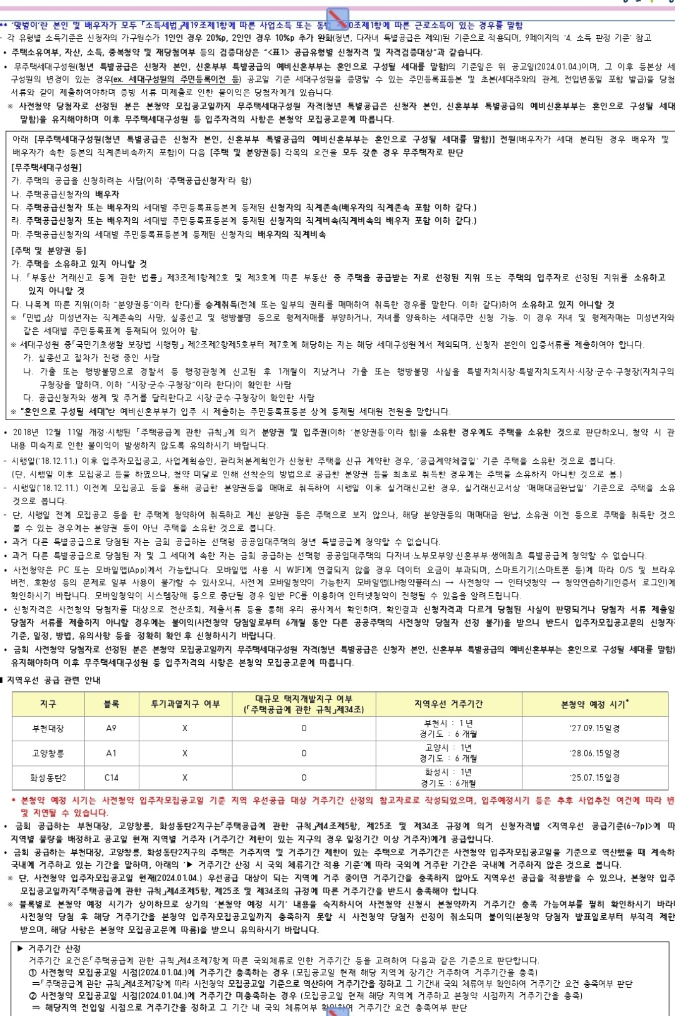 동탄2C14BL(공공임대)의 이야기 | 맞는진 모르겠지만 C14BL 25년 7월 우선 청약이라네요