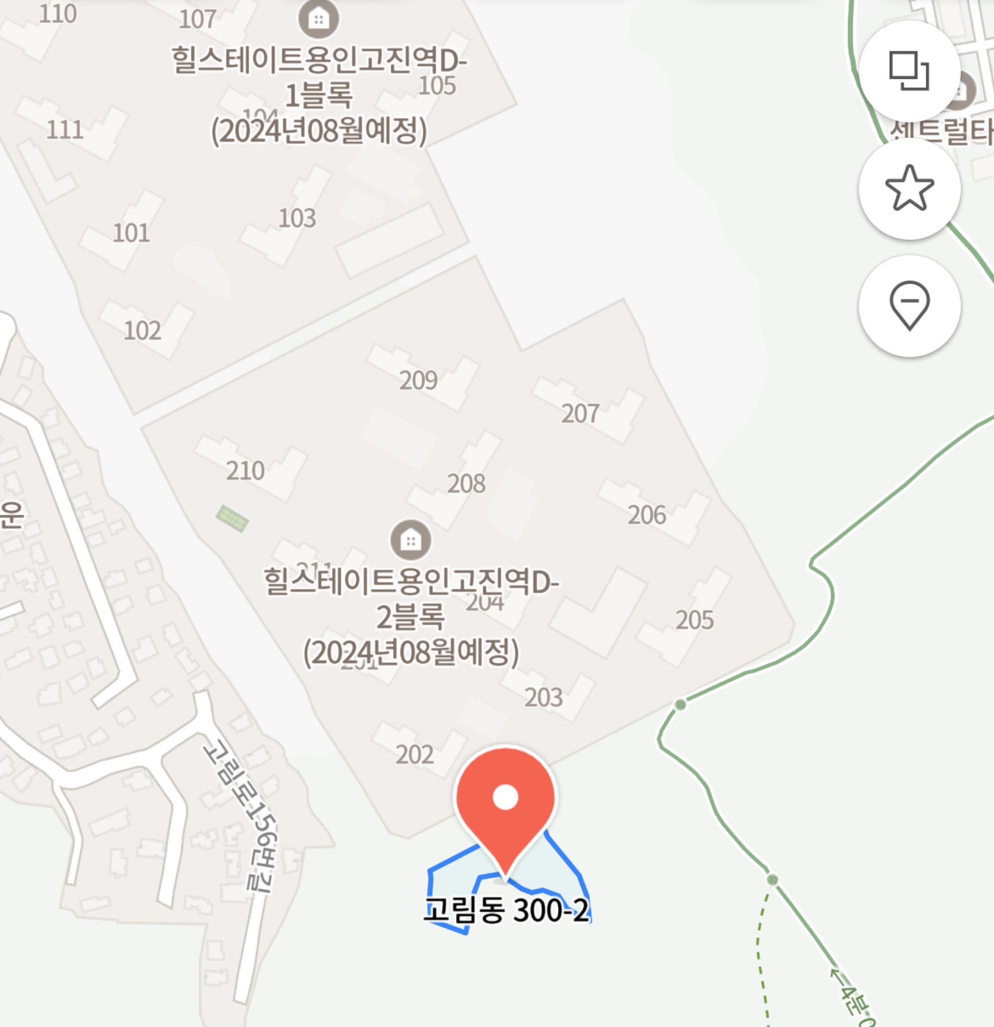 고림동 힐스테이트용인고진역d2블록의 실거래가 시세 매물 주변정보 아파트는 호갱노노