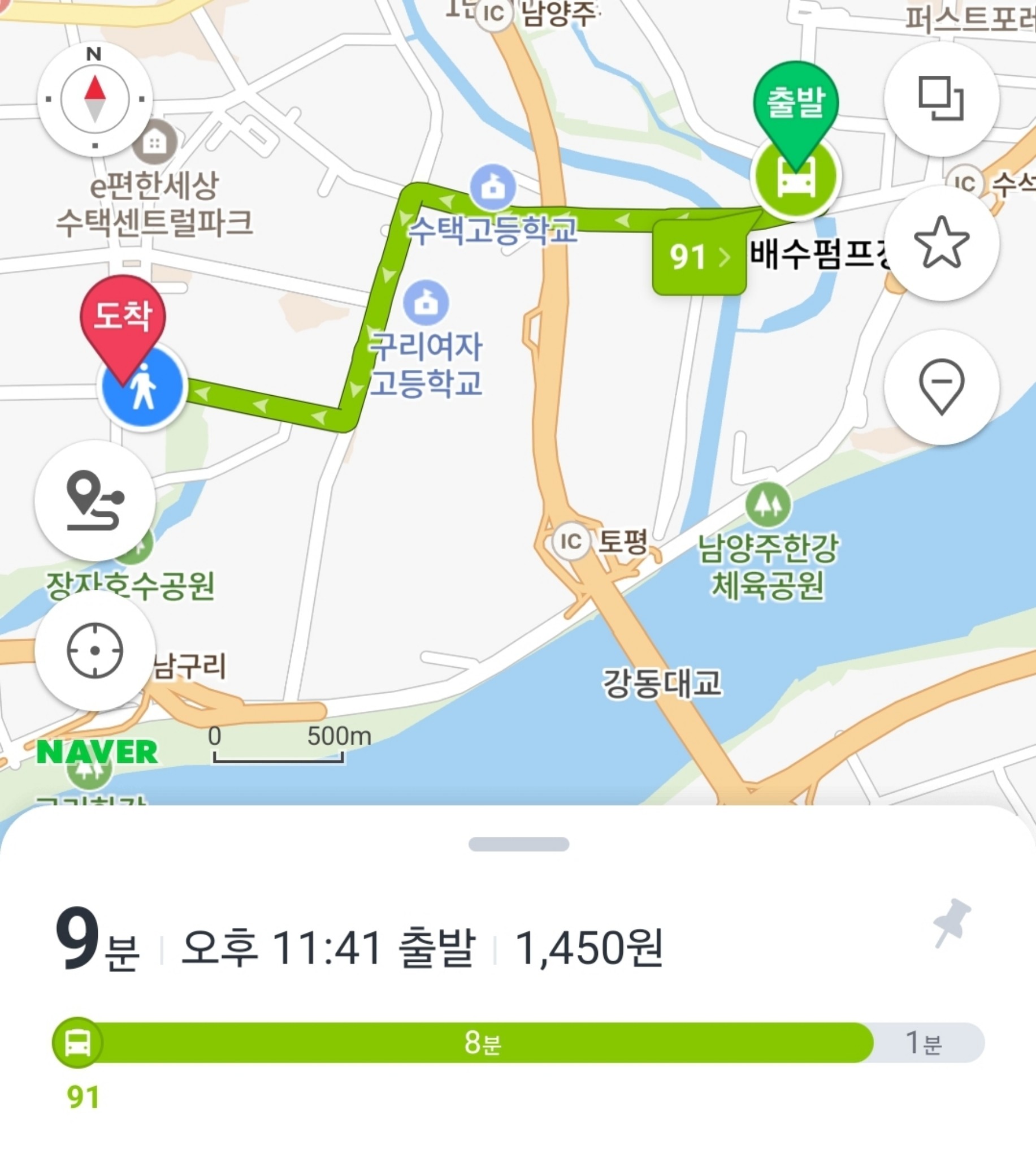 다산신안인스빌퍼스트리버의 이야기 8호선 개통과 무관하지 않죠 단지옆 정류장에서 버스타고 조금