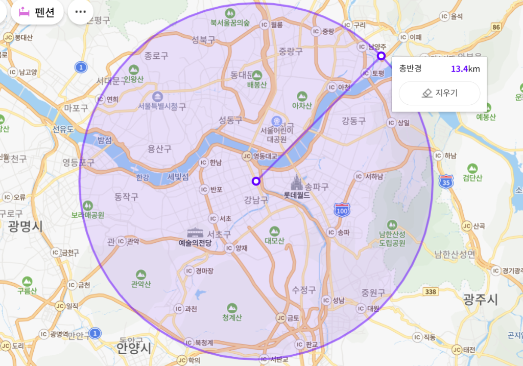 다산동 다산금강펜테리움리버테라스2차의 실거래가 시세 매물 주변정보 아파트는 호갱노노