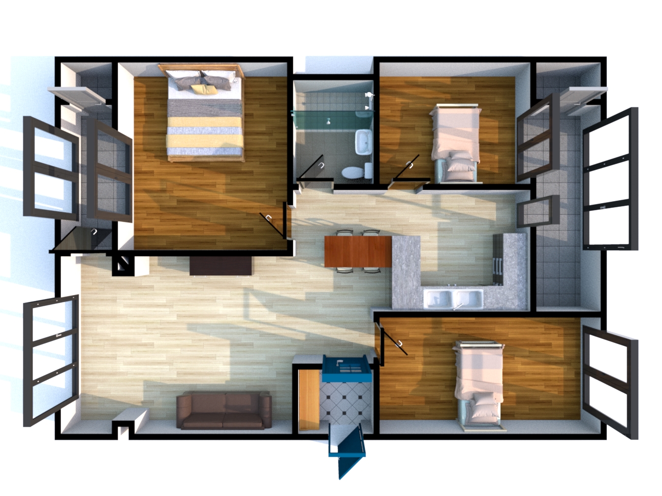 영통포레파크원의 이야기 | 온수 배관 공사한 뒤로 샤워할 때 온수쪽으로 방향을 틀면 수압이 급격히