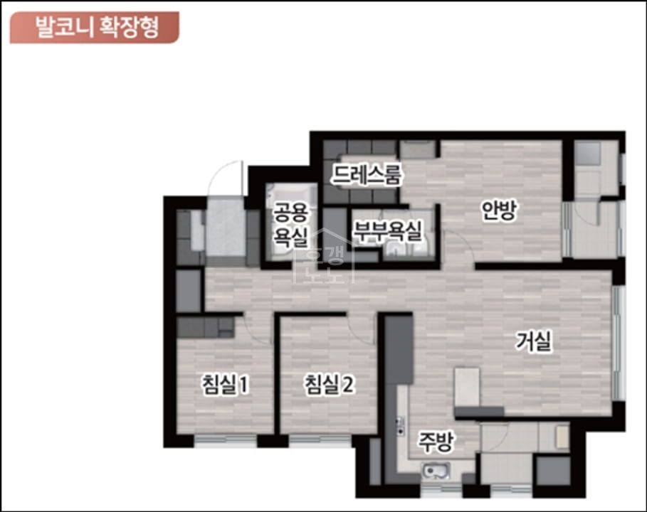 '김포북변우미린파크리브' 매매 5억 8,740 | 아파트는 호갱노노