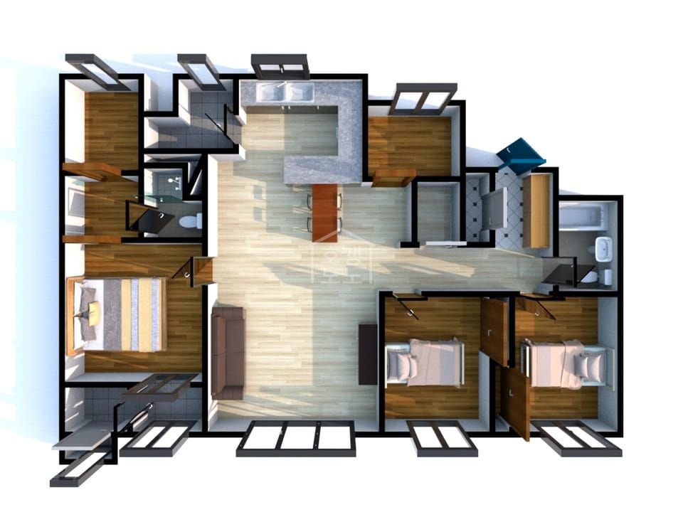 '왕길역로열파크씨티푸르지오' 매매 7억 2,290 | 아파트는 호갱노노